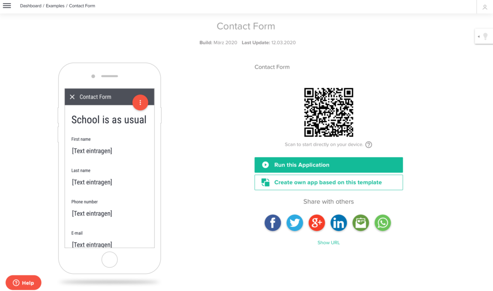 How To Create A Contact Form App In No Time Open As App